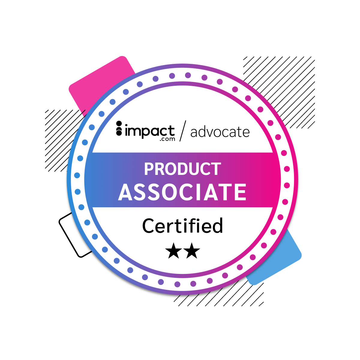 Referral Marketing and impact.com / advocate Certifications : Partnerships Experience Academy